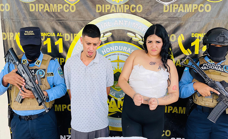 DIPAMPCO captura a pareja de pandilleros en plena extorsión - HONDU ...